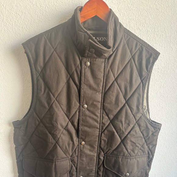 Filson | Jackets & Coats | Filson Quilted Polson Vest Coyote Brown Size ...